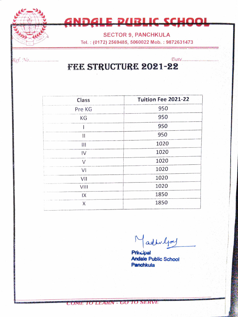 Fee Structure | PDF