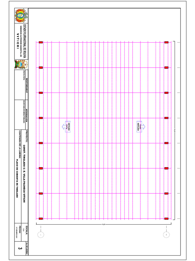 03 PLANOS GENERALES Tinglado Plano Acotado | PDF