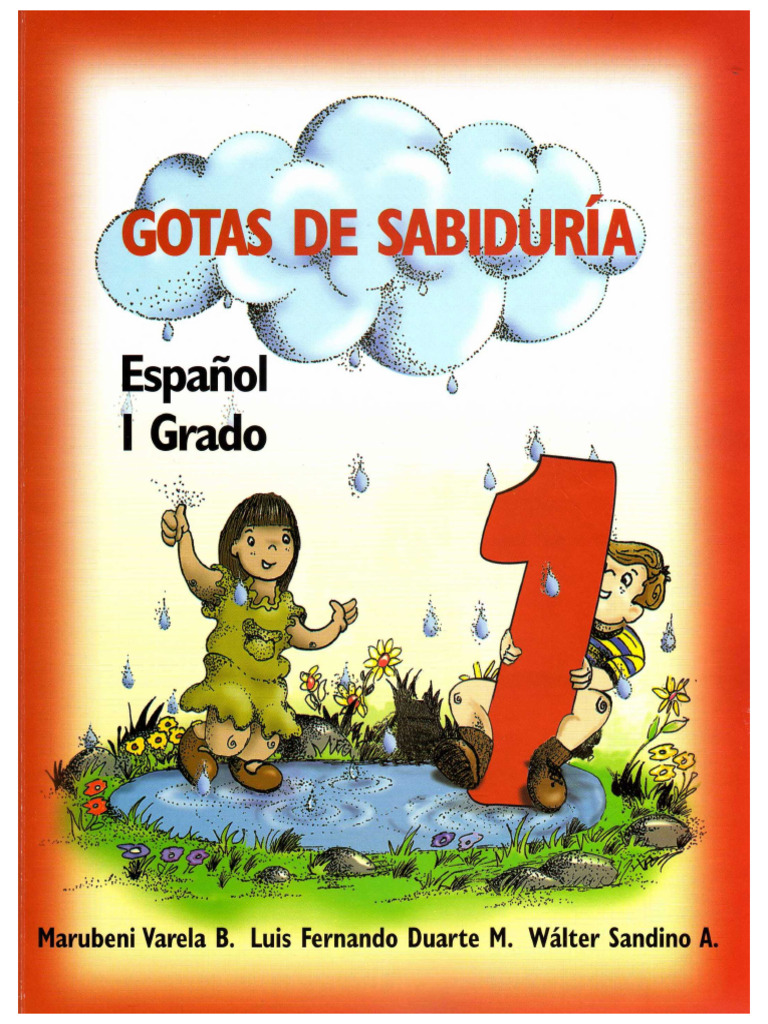 Gotas de Sabiduria 1 Grado | PDF