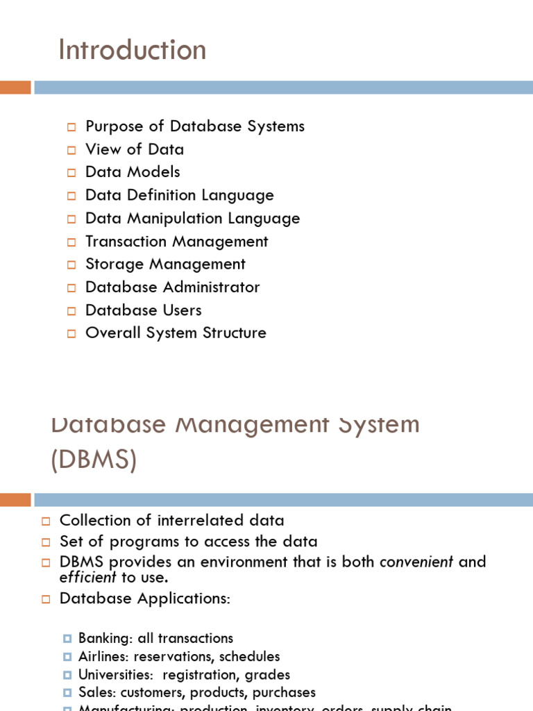 DATABASE SYSTEMS | PDF