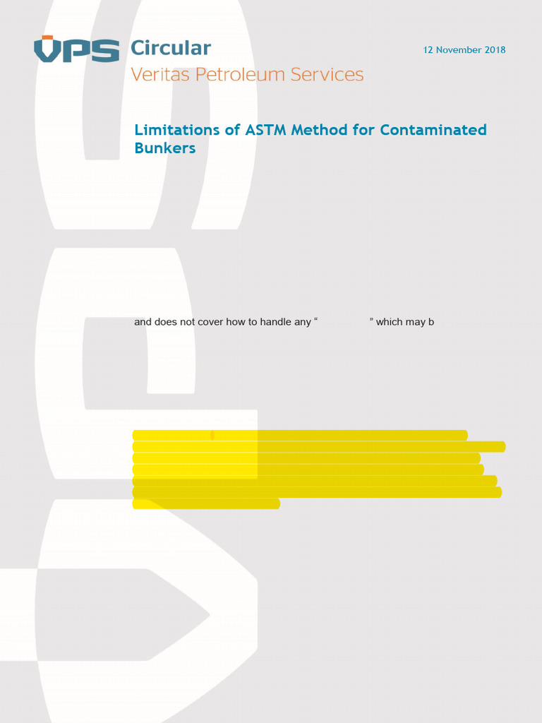 Limitations of ASTM D7845 for Fuels | PDF | Gas Chromatography–Mass ...