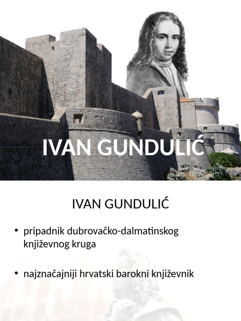 Ivan Gundulic Zivot i Djelo KM (1) | PDF