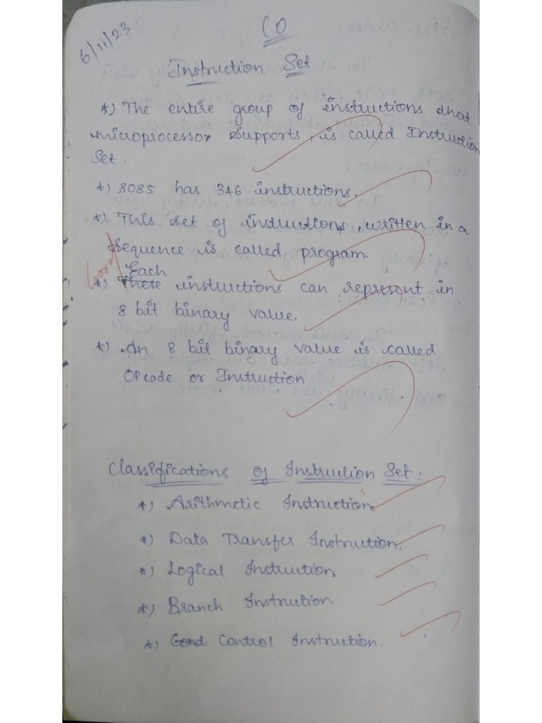 Instruction Set PDF | PDF