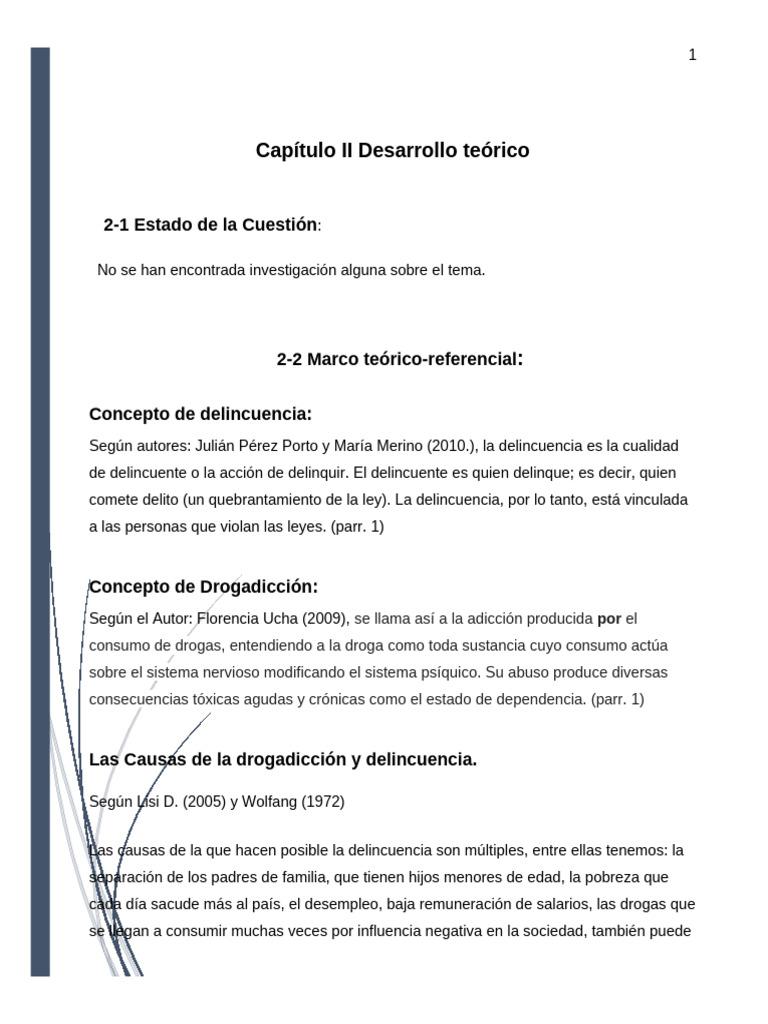 Proyecto Delincuencia y Drogadiccion Liberia | PDF | La dependencia de sustancias | Drogas