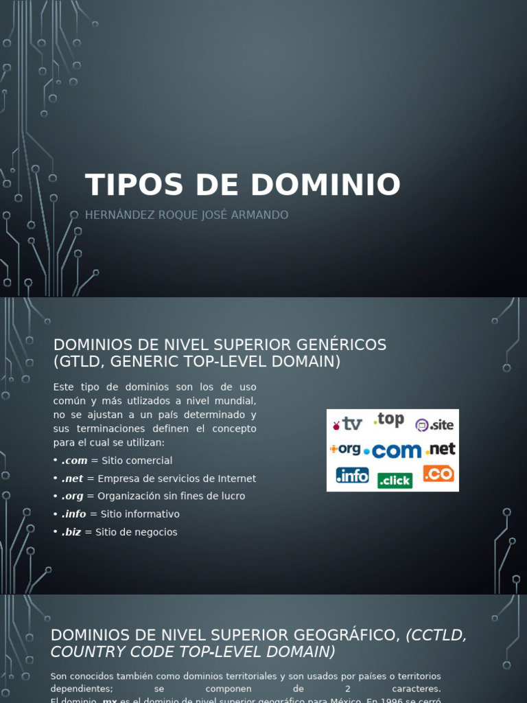 Dominios | PDF | Internet