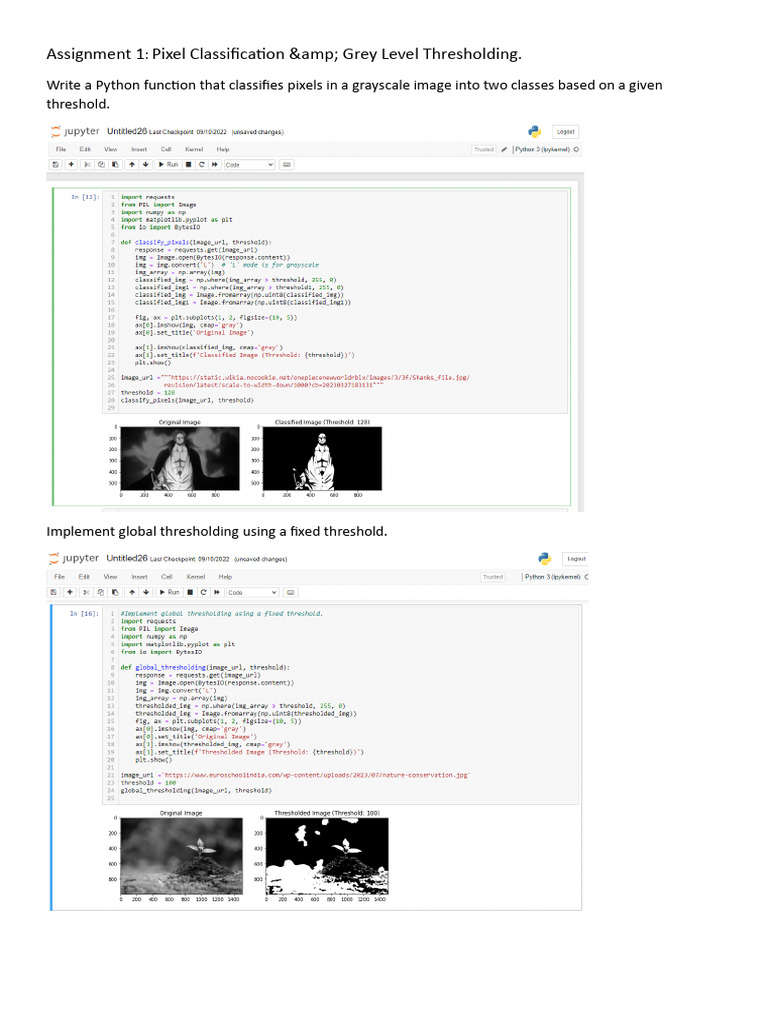 Pixel Classification | PDF
