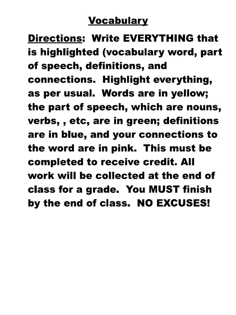7th Grade Vocab Feb 21 | PDF