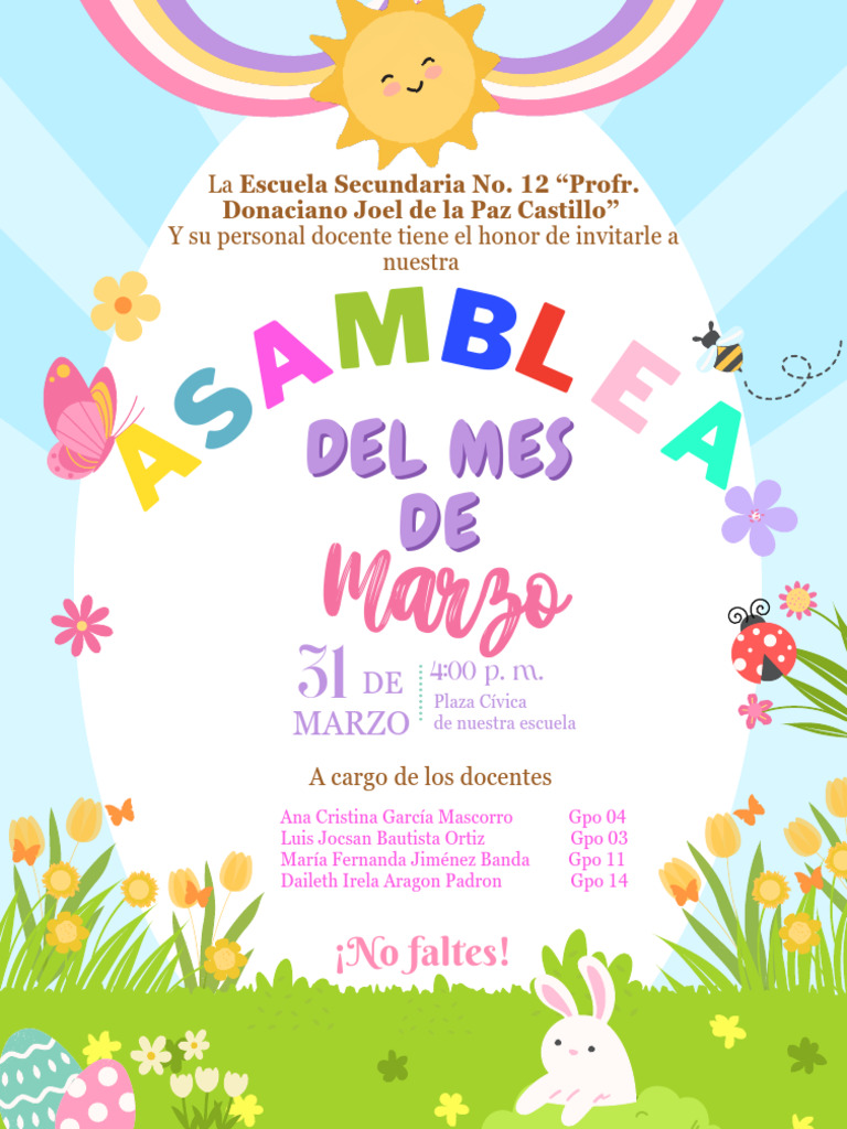 asamblea marzo | PDF