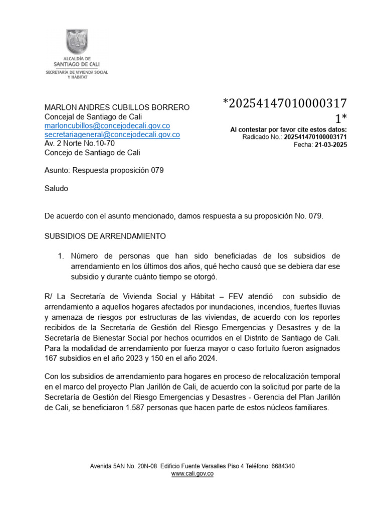 VIVIENDA-Resp Prop 079 | PDF | Apartamento | edificio