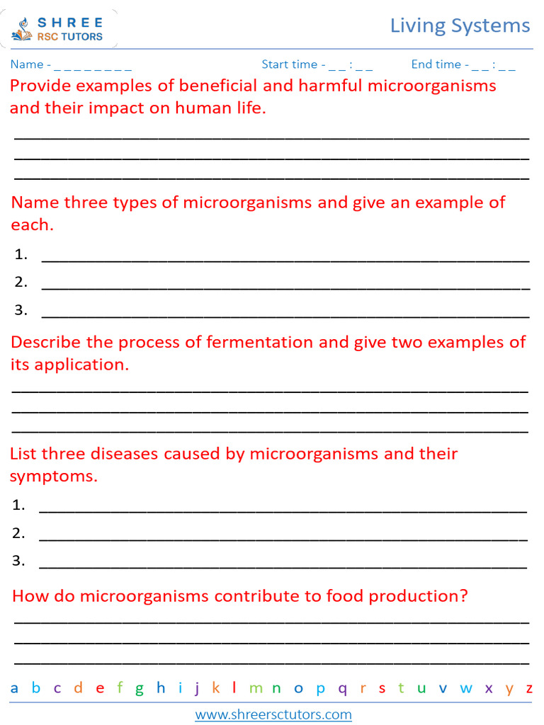Cells and Microorganisms 6-6 | PDF