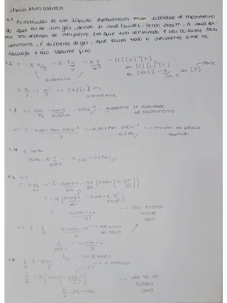 Lista Do Capítulo 1 - FETRANS | PDF