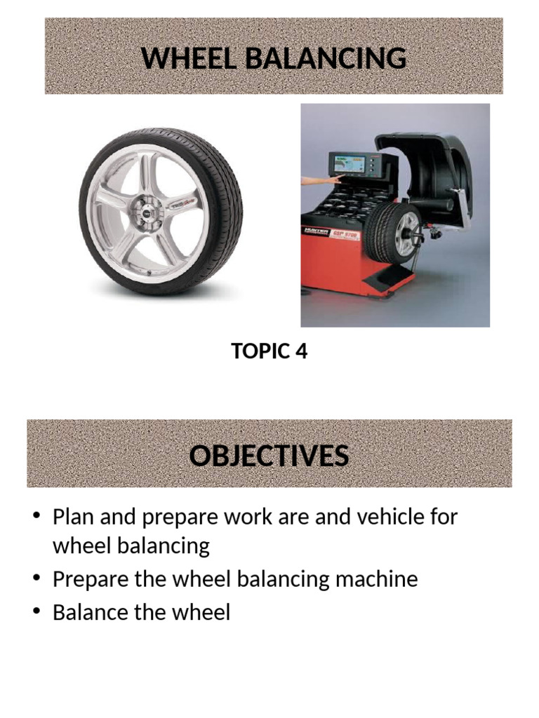 Wheel Balancing Procedures Guide | PDF