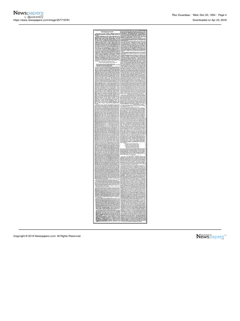 The Guardian Wed Dec 20 1854 | PDF