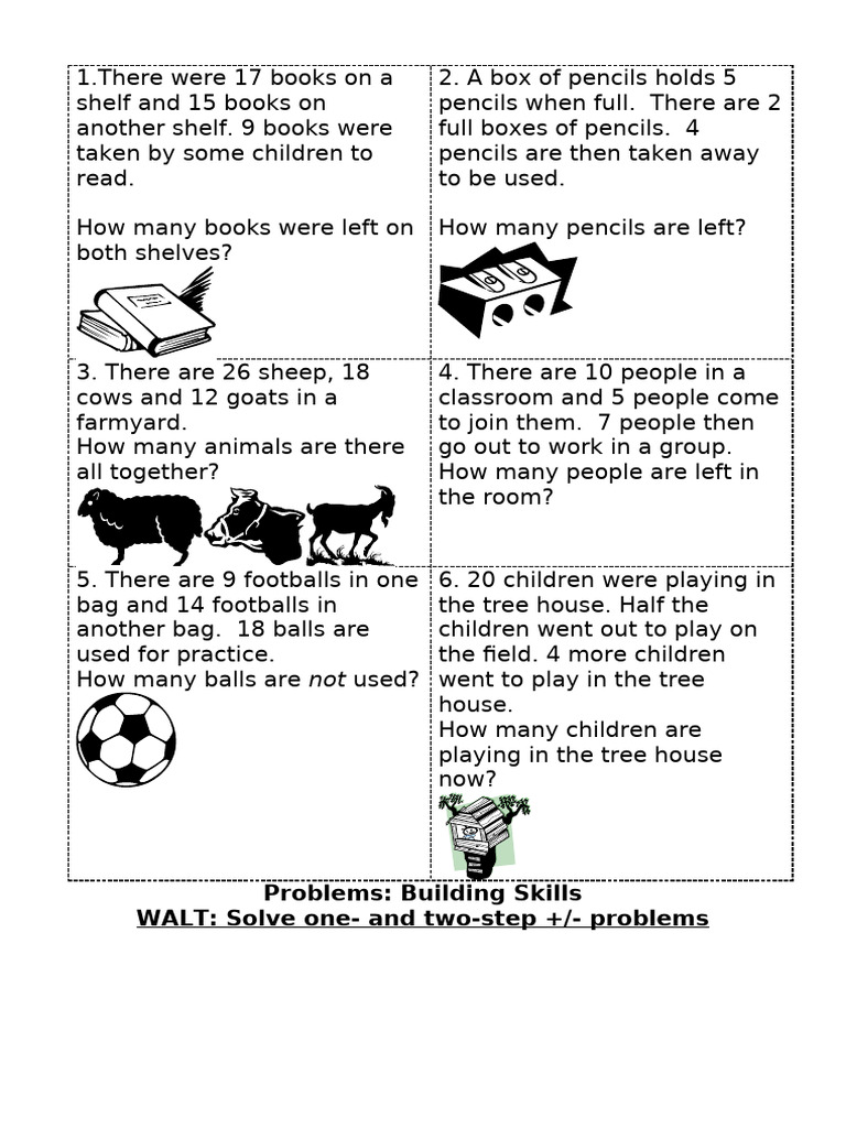 2 Step Problems Green | PDF