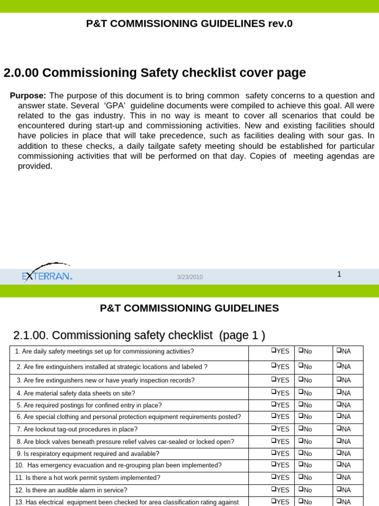 2 Commissioning Safety | PDF | Valve | Safety