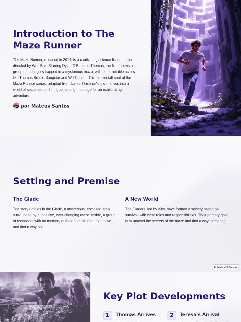Overview of The Maze Runner Film | PDF