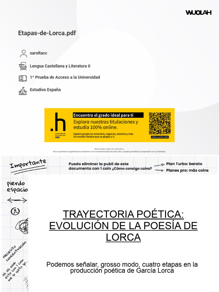 Wuolah Free Etapas de Lorca | PDF | Federico García Lorca