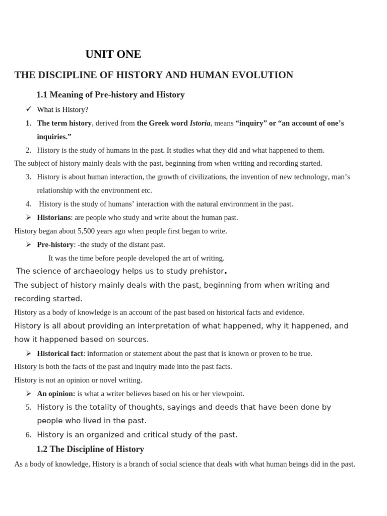 History Grade 9 Notes 2017 UNIT1!4!043642 | PDF | Homo | Ancient Rome