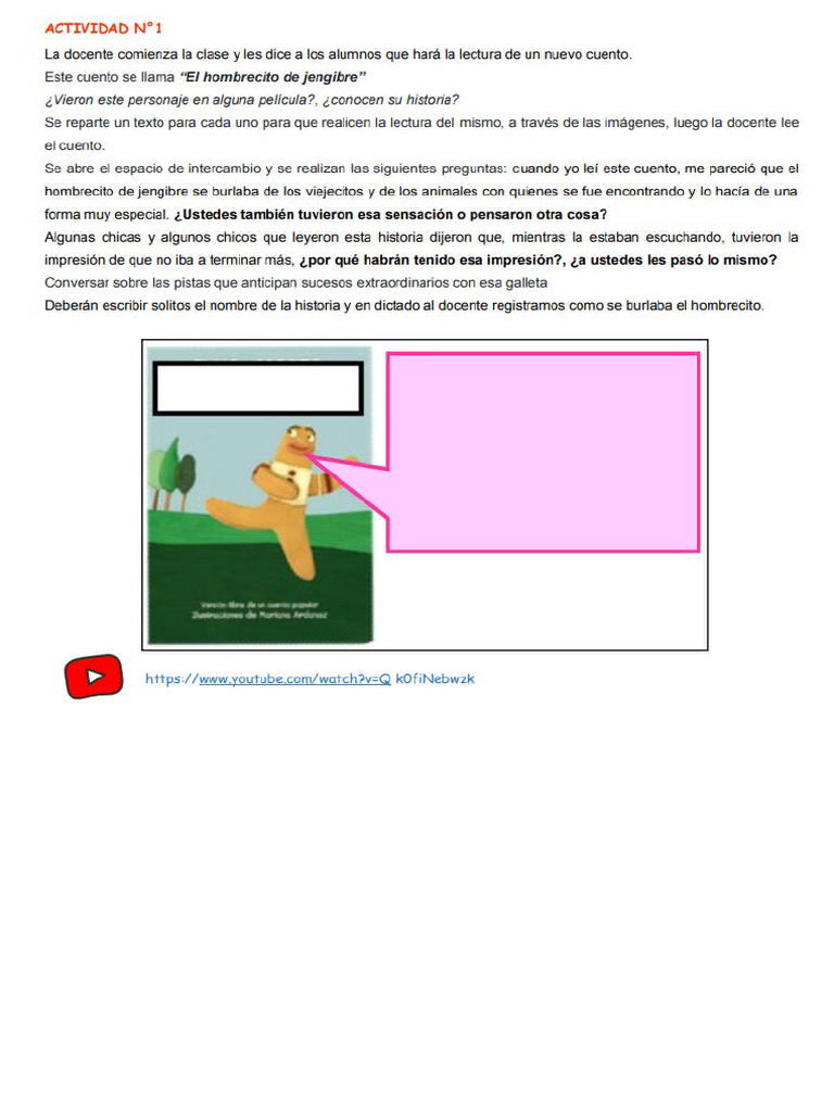Hombrecito de Jengibre | PDF