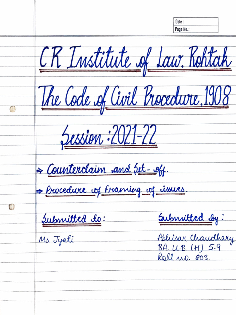 CPC Assignment Abhisar | PDF