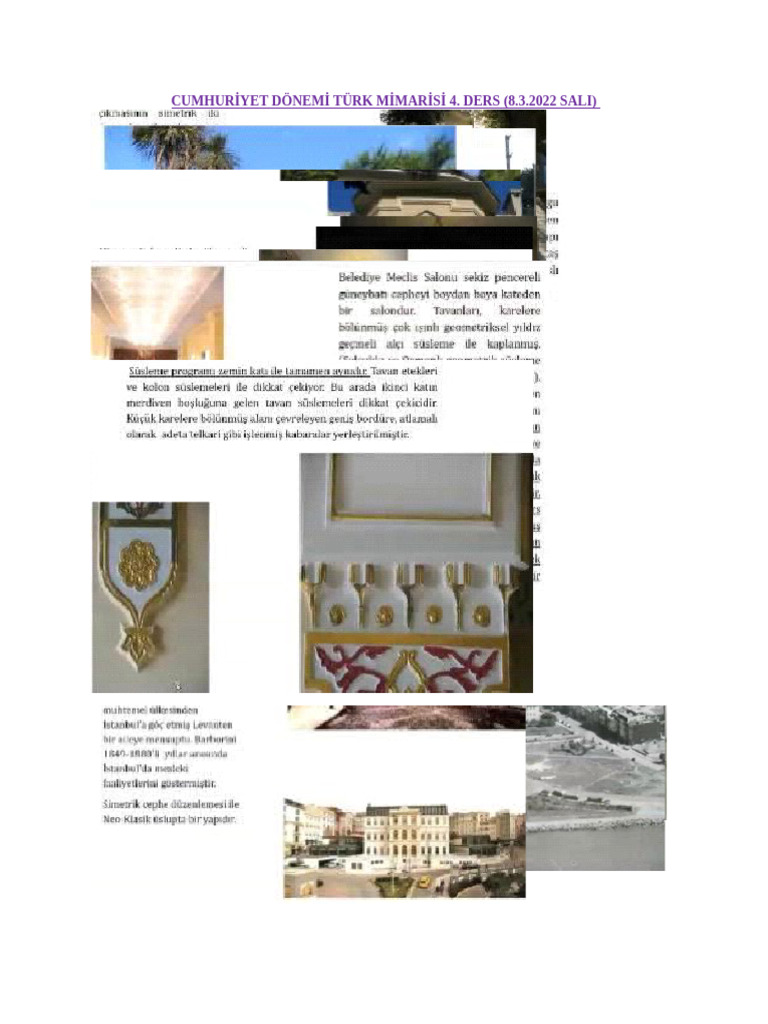 CUMHURİYET DÖNEMİ 4. DERS | PDF