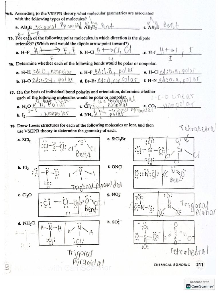 Chemistry Chapter 6 Rev. Part 3 | PDF
