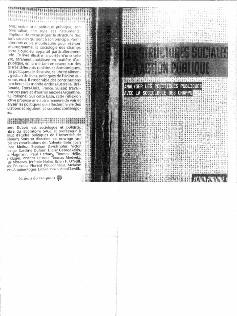 Les Estructure Sociales - 202503311615 | PDF