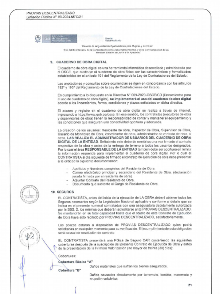 Requisitos Poliza Car | PDF