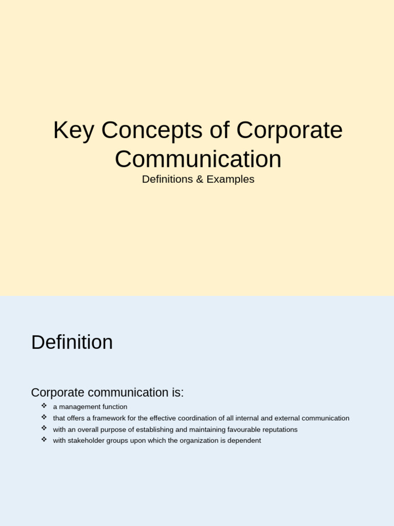 Key Concepts CC - Definitions and Examples | PDF | Reputation ...