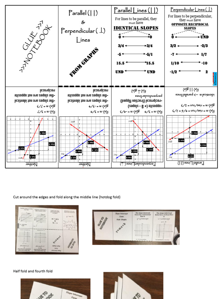 3-6 Parallel-Perpendicular Lines Notes | PDF