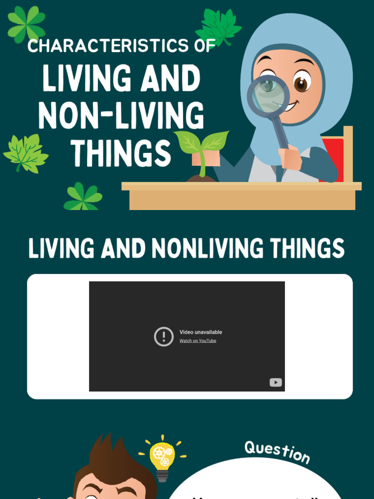 Characteristics of Living Things | PDF | Life | Excretion