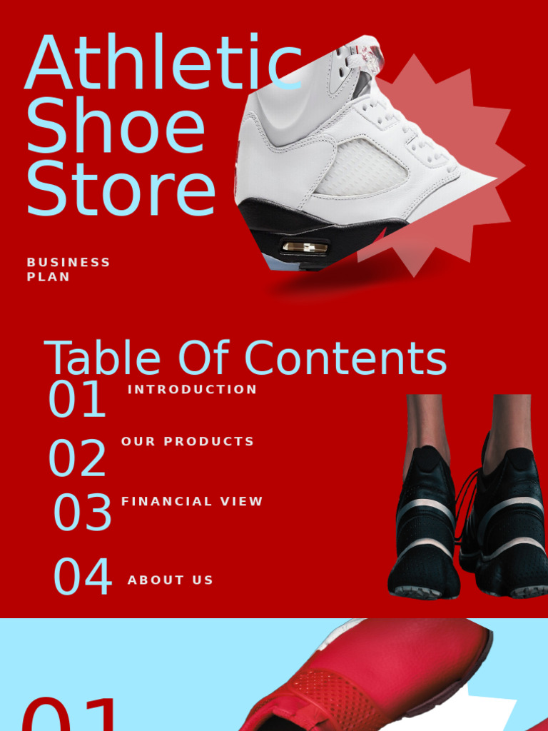 Athletic Shoe Store Business Plan | PDF | Shoe | Footwear