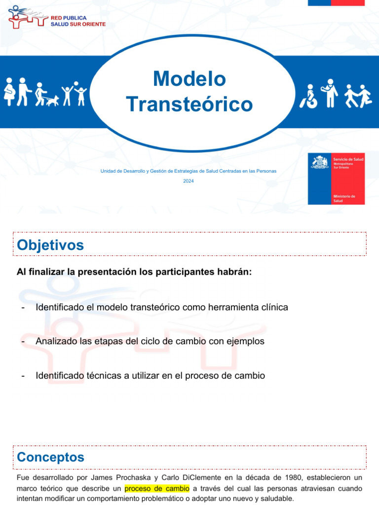 Modelo Transteórico de Cambio de Comportamiento | PDF | Comportamiento ...