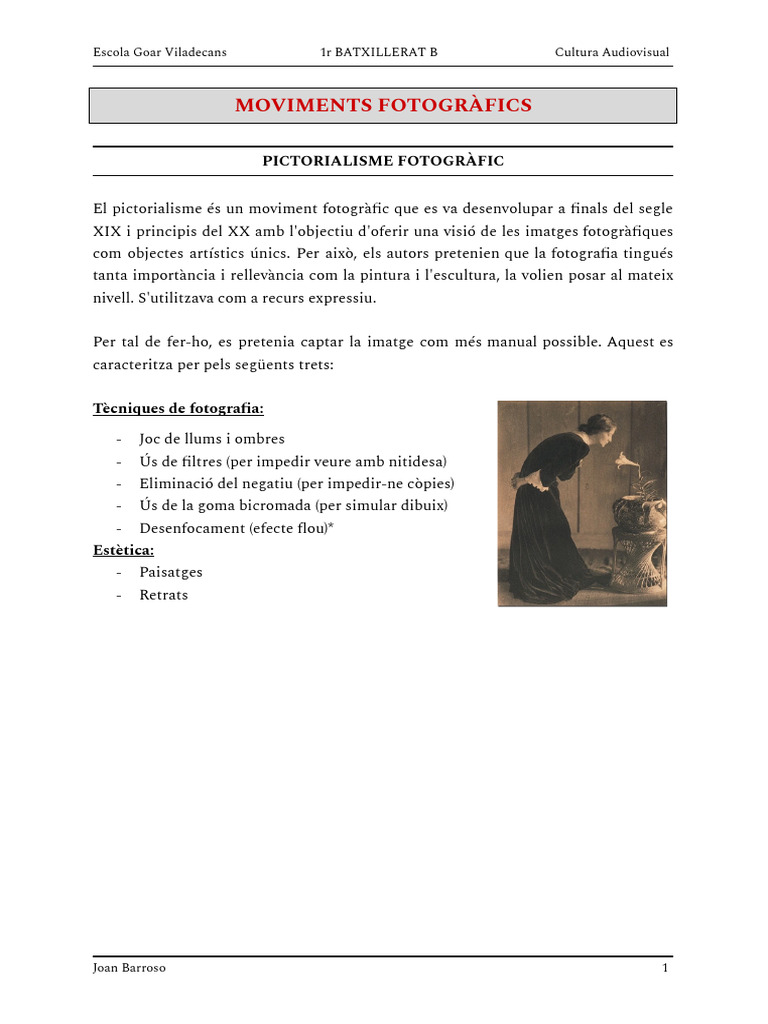 Apunts - Moviments fotogràficsOK | PDF