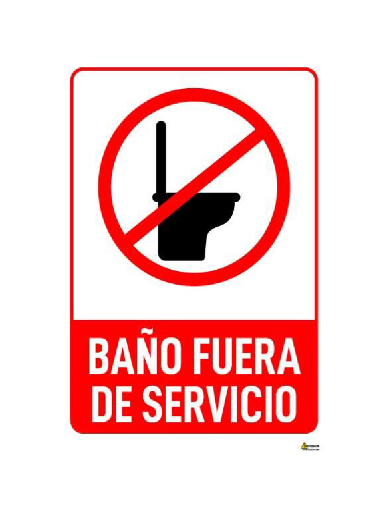 Baño Fuera De Servicio Pdf