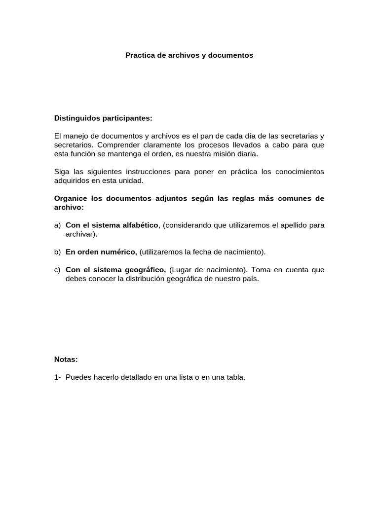 Práctica Documentación y Archivos | PDF