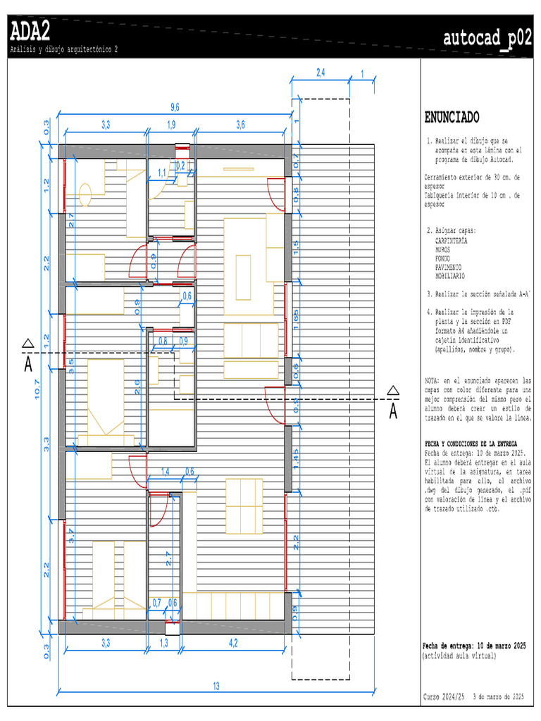 ADA2_Autocad práctica 02 | PDF