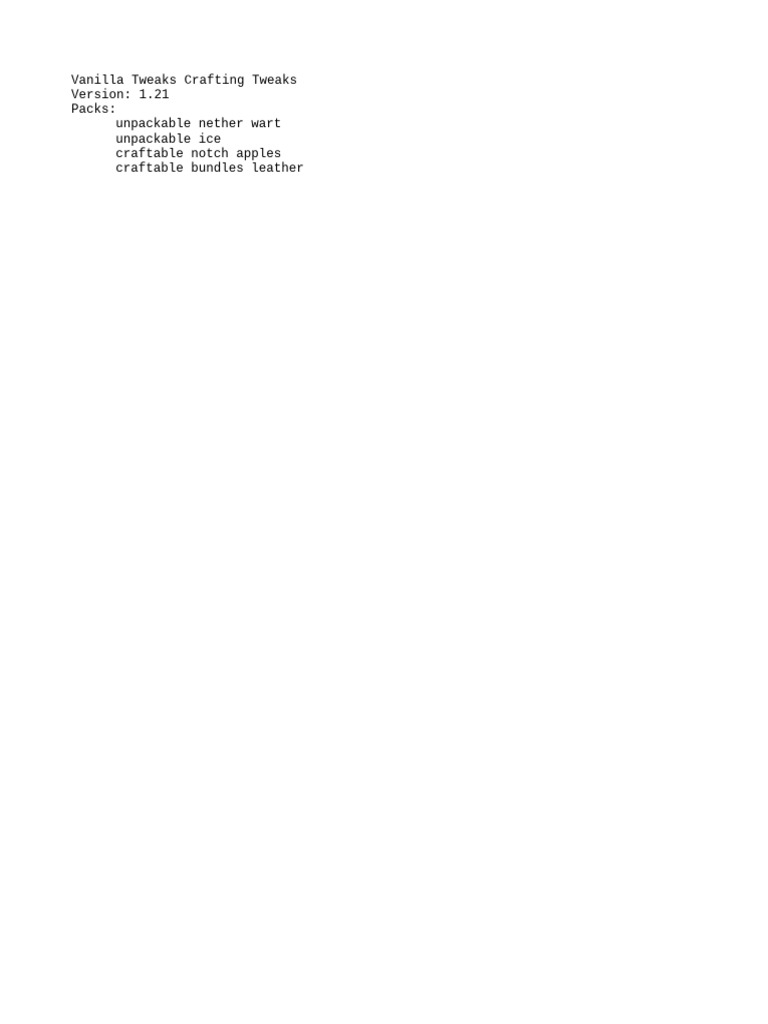 Selected Packs | PDF