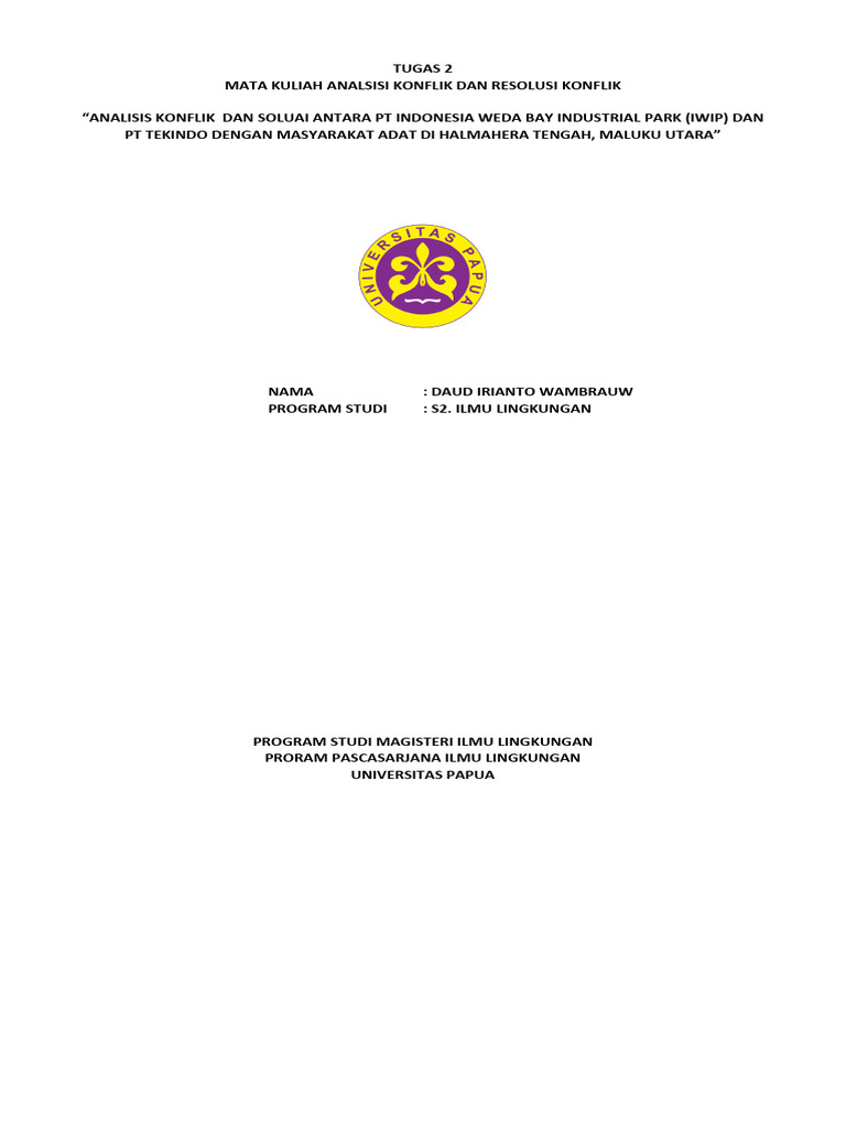 TUGAS 2 Daud Irianto Wambrauw | PDF