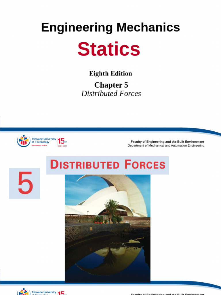 Chapter 5 - Distributed Forces. | PDF | Center Of Mass | Physical ...