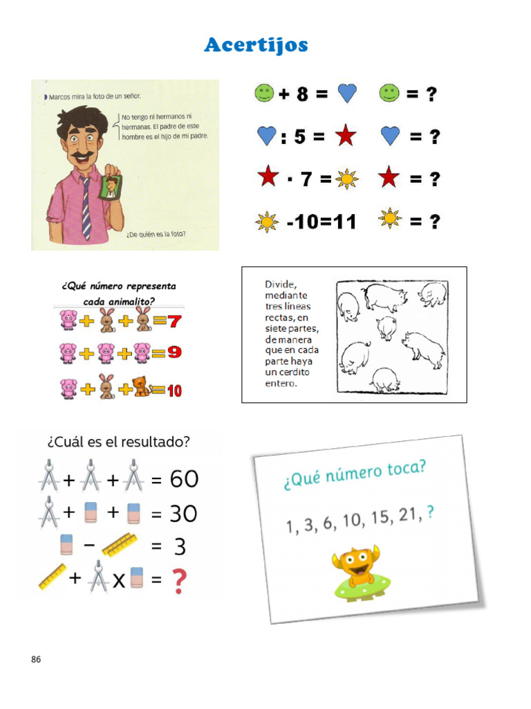 12 Acertijos Lógicos para Resolver | PDF