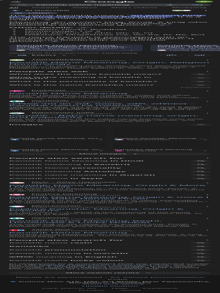 Kanishk Name Meaning - Google Search | PDF | Indian Philosophy | Indian ...