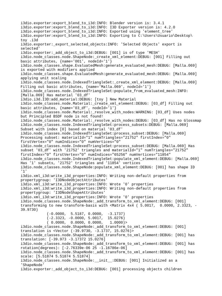 toy _export_log | PDF | Shape | Geometric Shapes