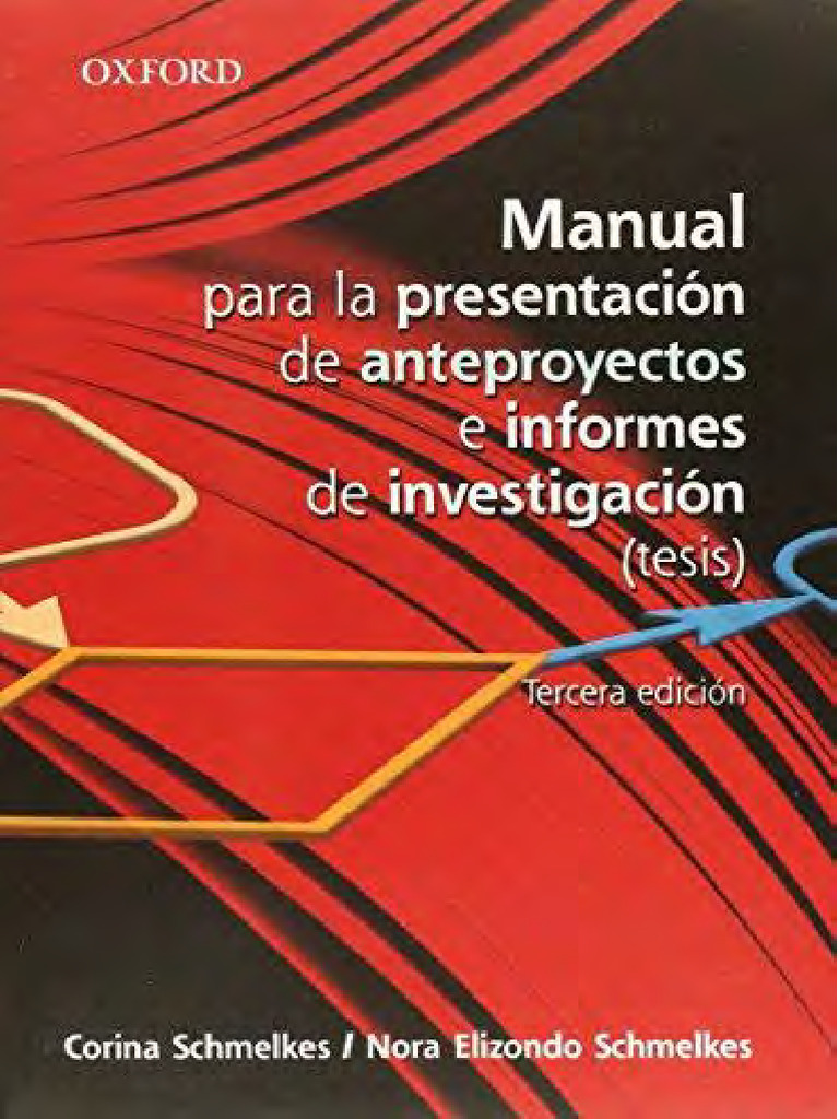 Manual para la presentaci-n de anteproyectos e informes de investigaci ...