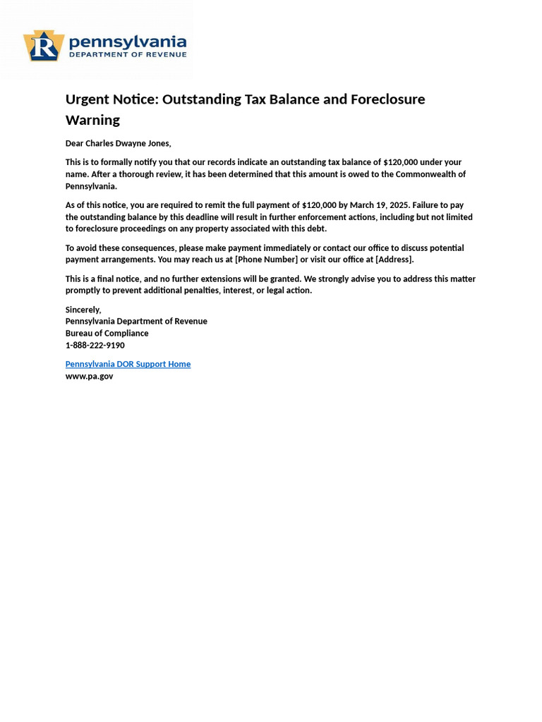 Urgent Notice | PDF