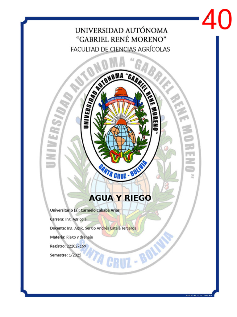 Caraba Arias Carmelo | PDF | Riego | Agricultura