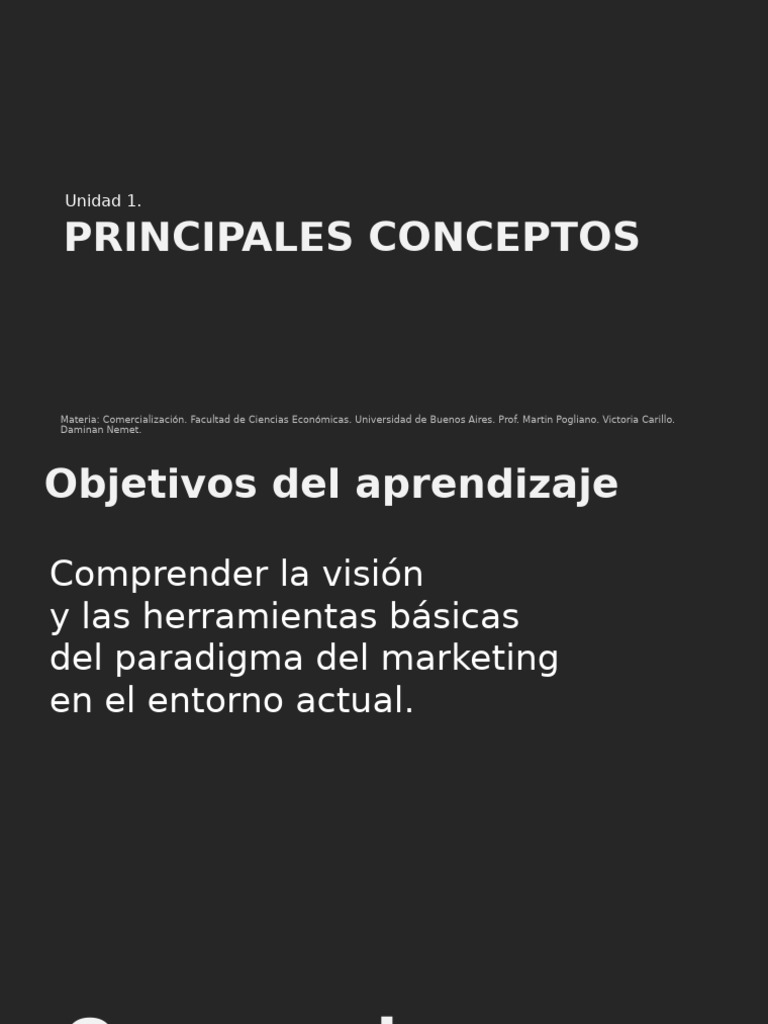 U1 Principales Conceptos | PDF