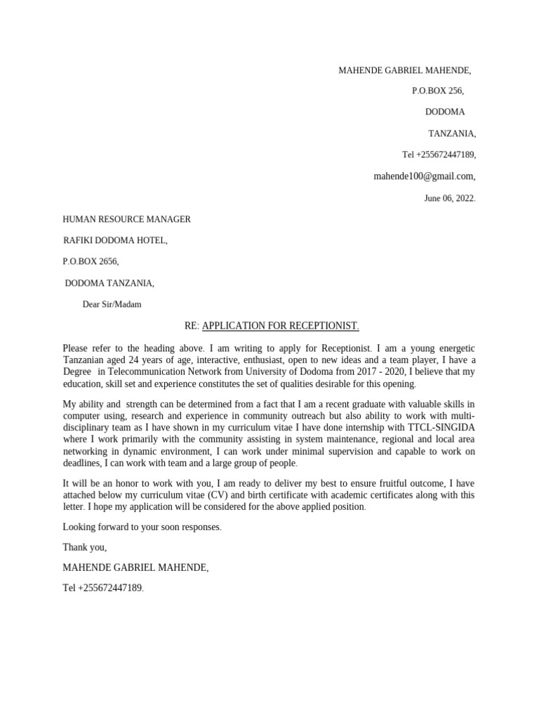 letter1 | PDF