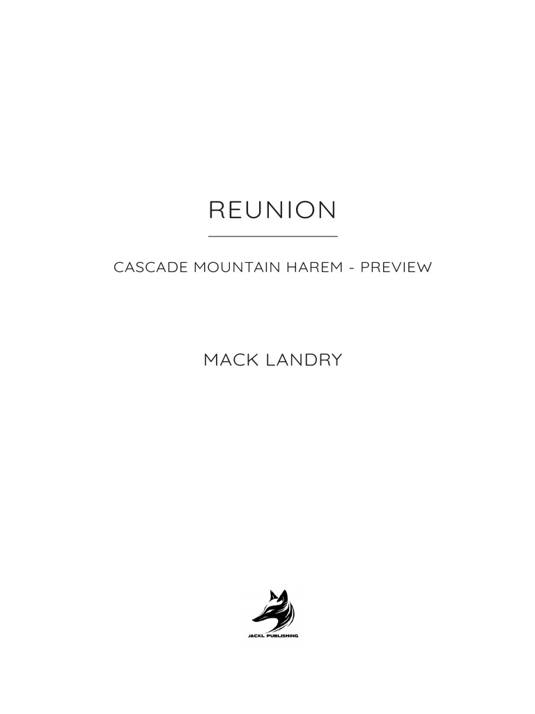 Reunion - Cascade Mountain Harem (Sample) - Mack Landry | PDF