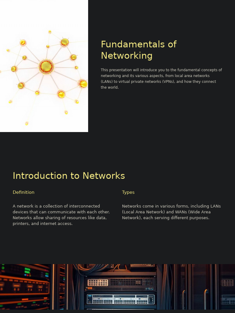 Fundamentals of Networking v2 | PDF | Computer Network | Local Area Network